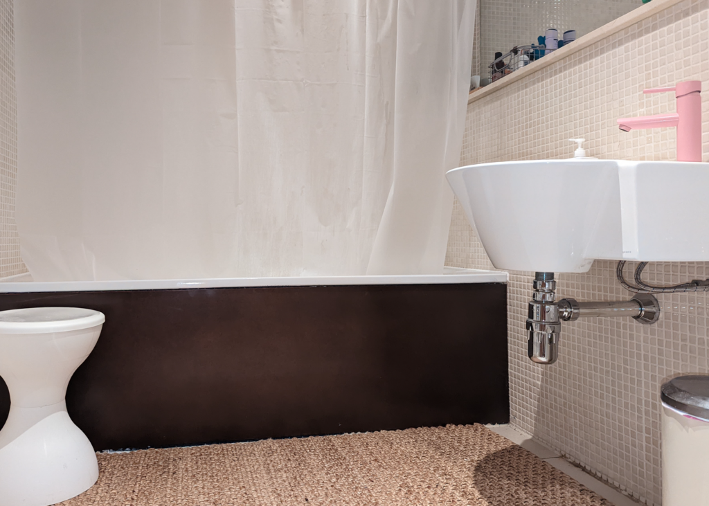 Bespoke Bath Side Panels | Patina Zinc & Copper Designs by Metal Sheets Lt